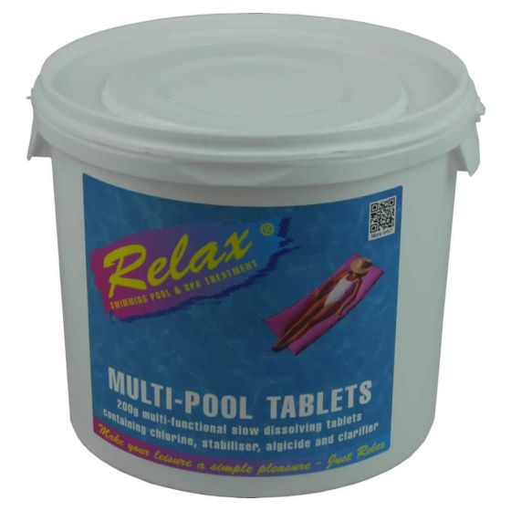 Relax Chlorine Multi-Pool Tablets - 5kg| Swimfix Ltd